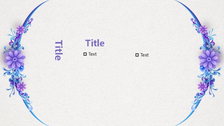 PPT of Fresh Simple Purple Flowers PPT.pptx | WPS Free Templates