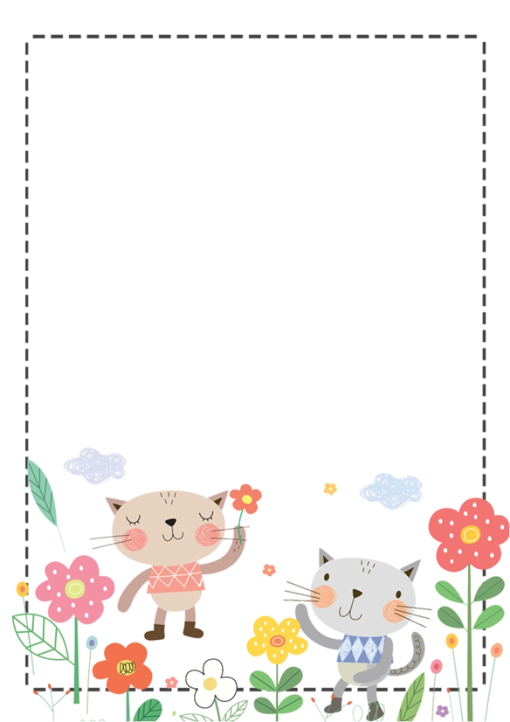 WORD of Cute Cats Stanionery.docx | WPS Free Templates