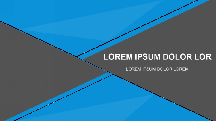 PPT of Blue and Black Geometric Mosaic Template.pptx | WPS Free Templates